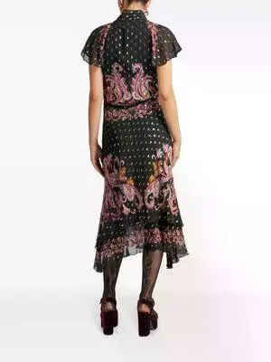 Etro Silk Fil-coupé Dress