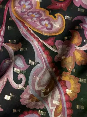 Etro Silk Fil-coupé Dress