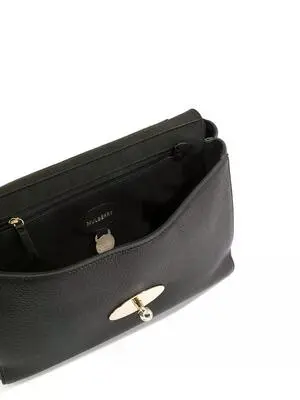 Mulberry Lily Leather Shoulder Bag - Black