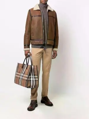Malo Zip-placket Cashmere Pullover - Brown