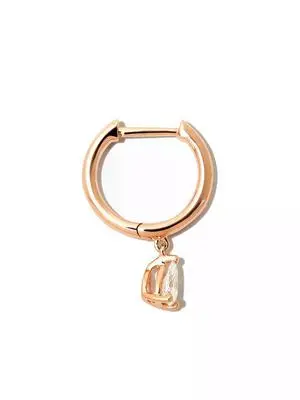 ANITA KO 18kt Rose Gold Diamond Huggie Earring