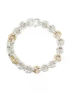 OUIE 14k Yellow Gold Two-tone Bracelet - Silver