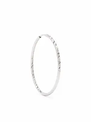 MARIA BLACK 14kt White Gold Liv 25mm Hoop Earring - Silver