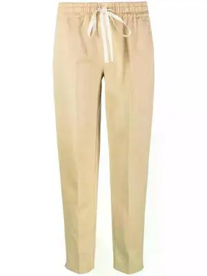 TWINSET Drawstring Waist Logo Plaque Trousers