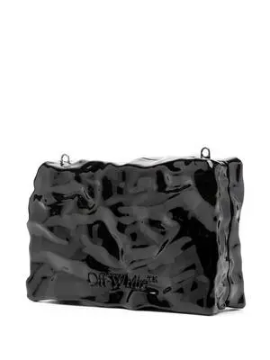 Off-White Textured Clutch Bag