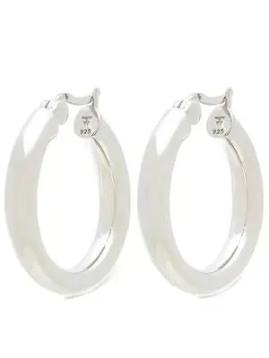 Tom Wood Medium Classic Thick Hoop Earrings