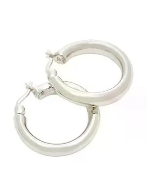 Tom Wood Medium Classic Thick Hoop Earrings