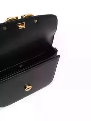 FERRAGAMO Gancini Leather Shoulder Bag