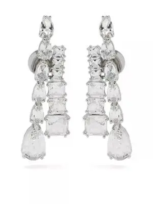 Swarovski Silver Tone Earrings