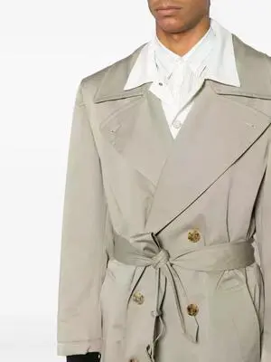 MAISON MARGIELA Belted Double-breasted Coat
