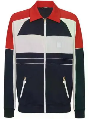 Balmain Logo-badge Track Jacket - Blue