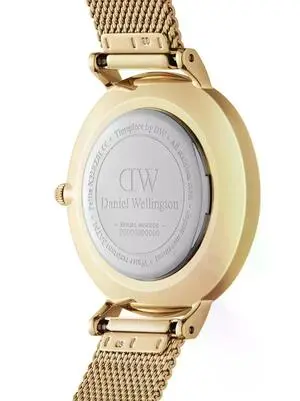 DANIEL WELLINGTON Petite Evergold 36mm Watch - Black