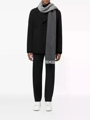 Balmain Ribbed Reversible Scarf