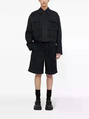 JIL SANDER Concealed Fastening Shirt Jacket