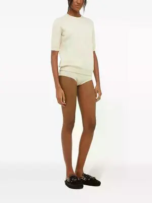 Alanui Ribbed Knit T-shirt