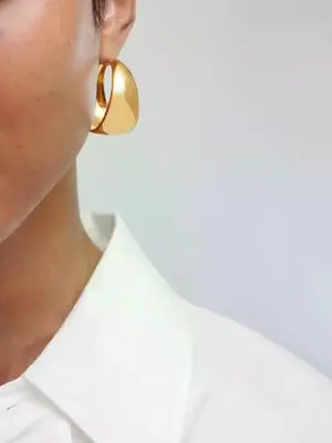 Monica Vinader Kate Young Hoop Earrings