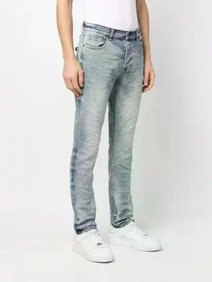 Ksubi Crinkled Slim-cut Jeans