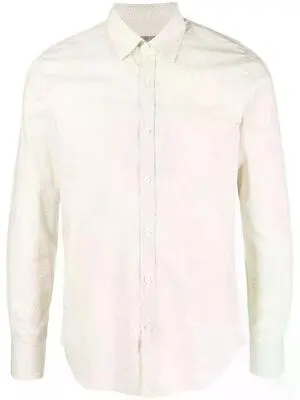 Canali Plain Button-down Shirt