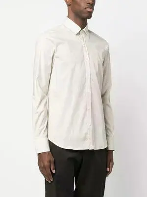 Canali Plain Button-down Shirt