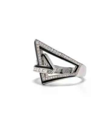 Stephen Webster 18kt White Gold Vertigo Obtuse Diamond Ring