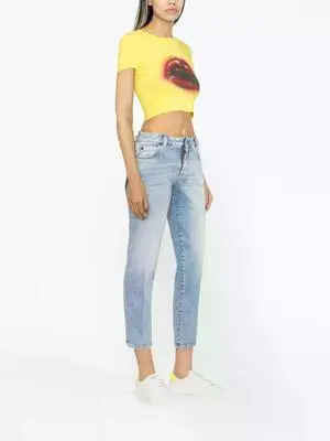 Dsquared2 Mid-rise Cropped Jeans