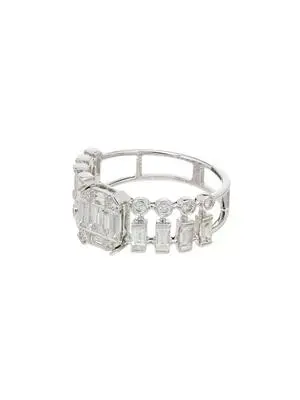Shay 18k White Gold Diamond Ring - Silver