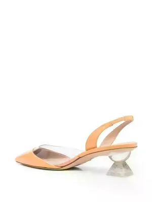 STUART WEITZMAN Lucite Sculpt Pumps