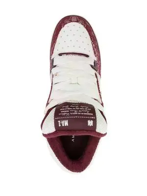 Amiri Bandana Denim Sneakers