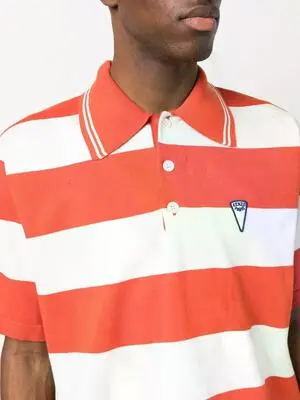 Kenzo Logo-print Striped Polo Shirt