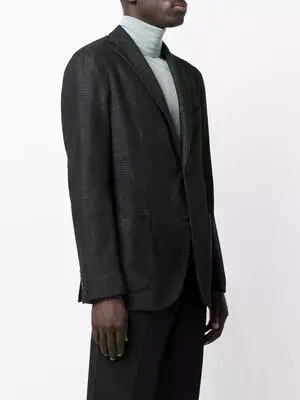 Boglioli Notched-lapels Single-breasted Blazer - Grey