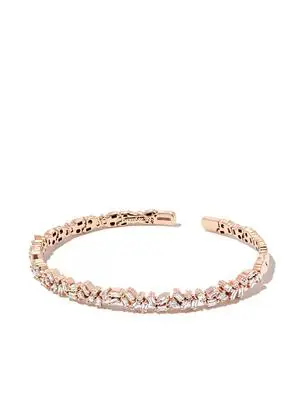 SUZANNE KALAN 18kt Yellow Diamond Tennis Bracelet - Gold
