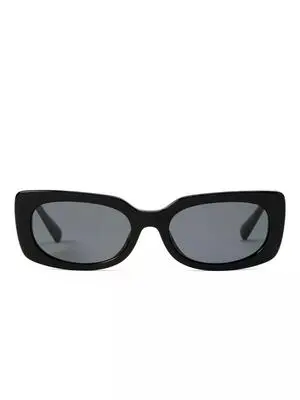 JIMMY CHOO Emeline Rectangle Frame Sunglasses - Black