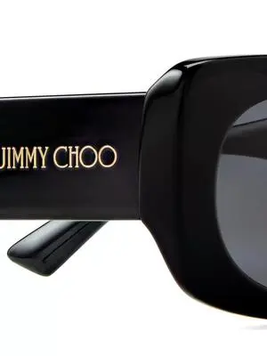JIMMY CHOO Emeline Rectangle Frame Sunglasses