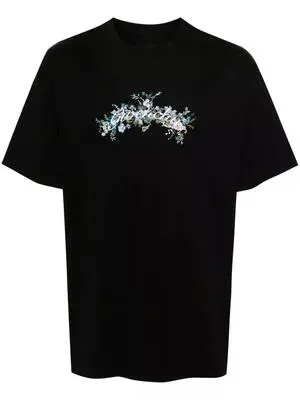Givenchy T-shirt In Cotton Flowers