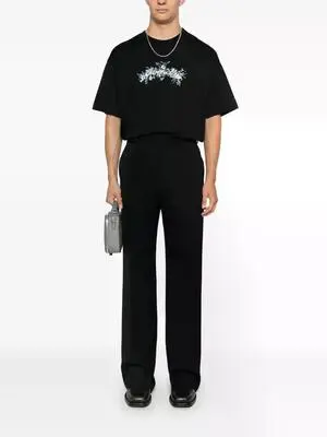 Givenchy T-shirt In Cotton Flowers