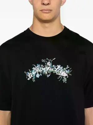 Givenchy T-shirt In Cotton Flowers