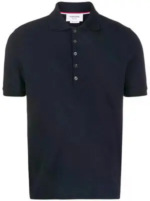 Thom Browne 4-bar Piqué Polo Shirt