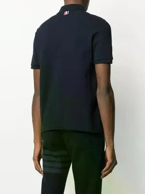 Thom Browne 4-bar Piqué Polo Shirt