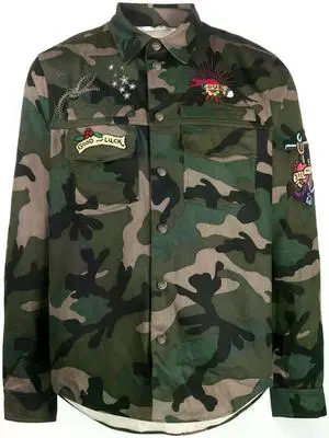 Valentino Garavani Camouflage-print Shirt
