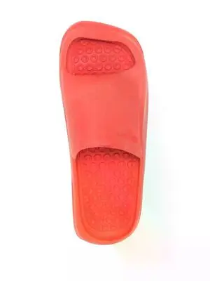 Heron Preston Logo-embossed Rubber Slides - Red