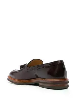 Brunello Cucinelli Tassel-detail Leather Loafers