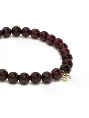 SYDNEY EVAN 14kt Yellow Gold Ruby Beaded Bracelet