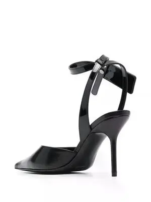 Off-White Varnish 95mm Pumps