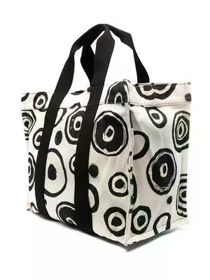 10 CORSO COMO Polka-dot Print Tote Bag