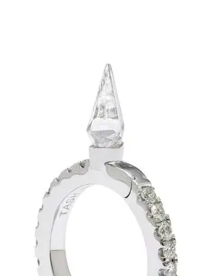 MARIA TASH 18kt White Gold 8mm Short Spike Earring