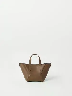 Brunello Cucinelli Bc Duo Leather Tote Bag - Brown