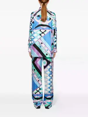 Emilio Pucci Vivara-print Silk Shirt