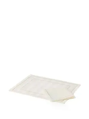 Brunello Cucinelli Placemat And Napkin Set - Neutrals