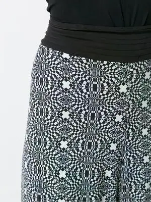AMIR SLAMA Printed Wide-leg Trousers