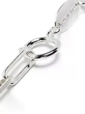Federica Tosi Polished-effect Cable-knit Necklace